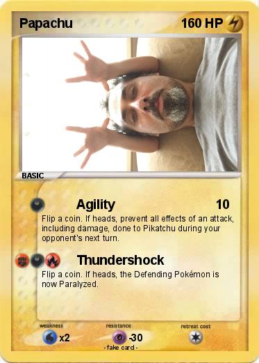 Pokémon Papachu 9 9 - Agility - My Pokemon Card