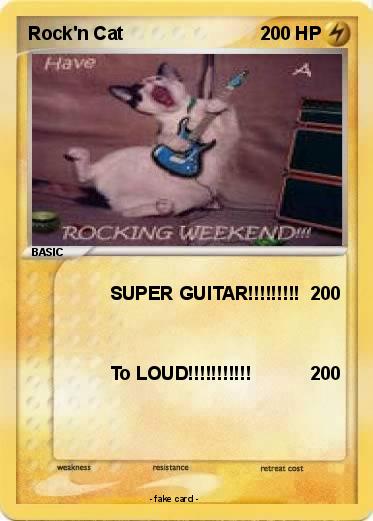 Pokémon Rock n Cat 1 1 - SUPER GUITAR!!!!!!!!! - My Pokemon Card