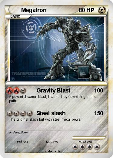 Pokémon Megatron 345 345 - Gravity Blast - My Pokemon Card