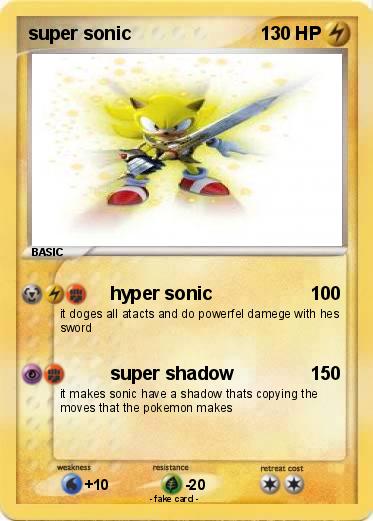 Pokémon super sonic 2308 2308 - hyper sonic - My Pokemon Card