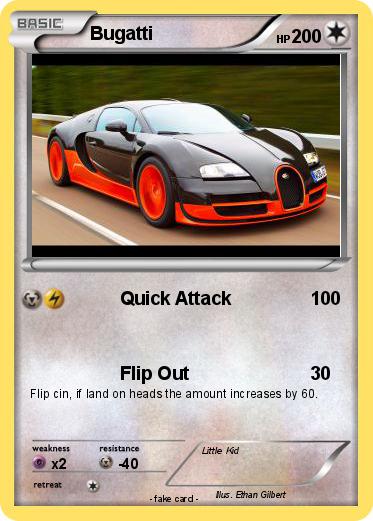 Pokémon Bugatti 536 536 - Quick Attack - My Pokemon Card