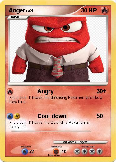Pokémon Anger 59 59 - Angry - My Pokemon Card