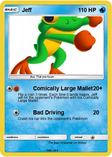 Pokémon Jeff 3622 3622 - Comically Large Mallet - My Pokemon Card