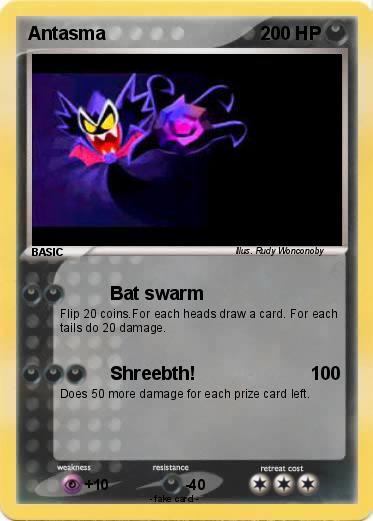 Pokémon Antasma 28 28 - Bat swarm - My Pokemon Card