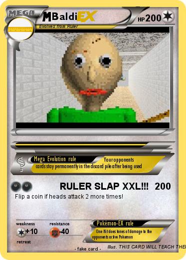 Pokémon Baldi 152 152 - RULER SLAP XXL!!! - My Pokemon Card