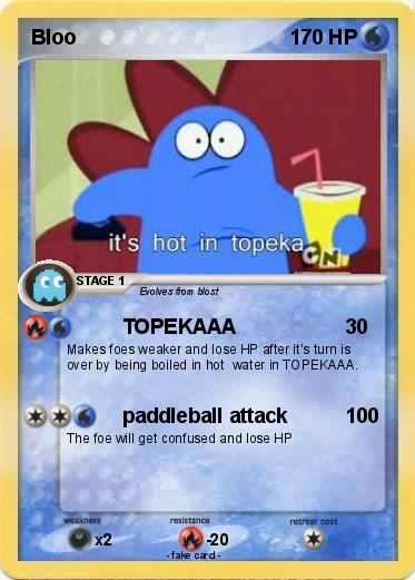 Pokémon Bloo 25 25 - TOPEKAAA - My Pokemon Card