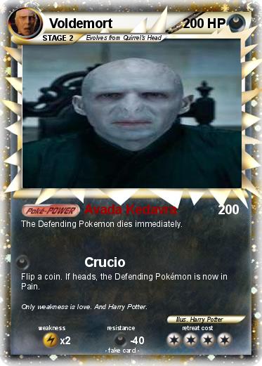 Pokémon Voldemort 318 318 - Avada Kedavra - My Pokemon Card