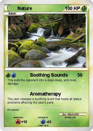Pokémon Nature 88 88 - Soothing Sounds - My Pokemon Card