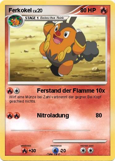 Pokémon Ferkokel - Ferstand der Flamme - My Pokemon Card