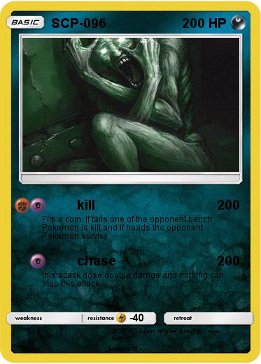 Pokémon SCP 096 41 41 - kill - My Pokemon Card