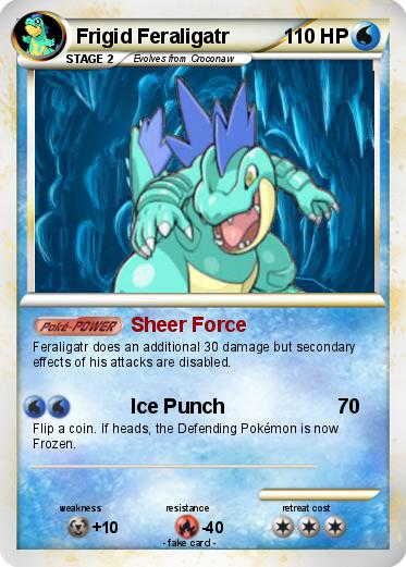 Pokémon Frigid Feraligatr - Sheer Force - My Pokemon Card