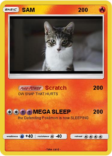 Pokémon SAM 1637 1637 - Scratch - My Pokemon Card