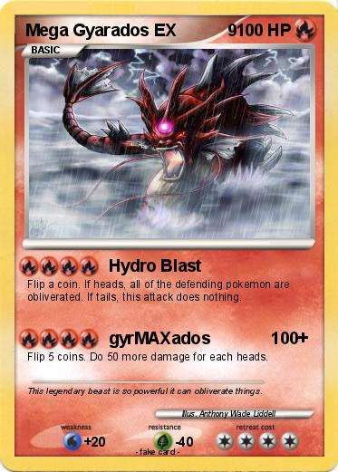 Pokémon Mega Gyarados EX 9 9 - Hydro Blast - My Pokemon Card