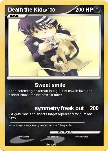 Pokémon Death the Kid 107 107 - Sweet smile - My Pokemon Card