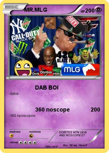 Pokémon MR MLG 1 1 - DAB BOI - My Pokemon Card