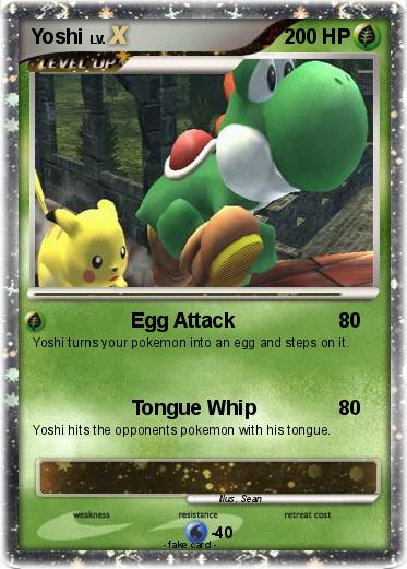 Pokémon Yoshi 1579 1579 - Egg Attack - My Pokemon Card