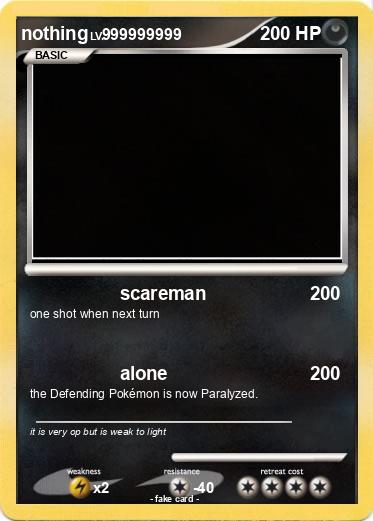 Pokémon nothing 680 680 - scareman - My Pokemon Card