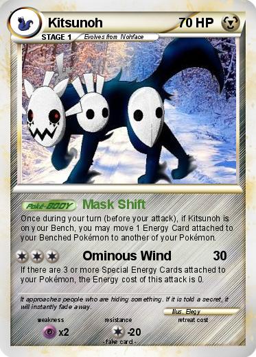 Pokémon Kitsunoh 1 1 - Mask Shift - My Pokemon Card