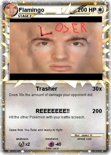 Pokémon Flamingo 54 54 - Trasher - My Pokemon Card