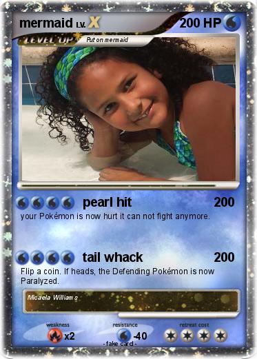 Pokémon mermaid 112 112 - pearl hit - My Pokemon Card