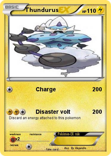 Pokémon Thundurus 346 346 - Charge - My Pokemon Card