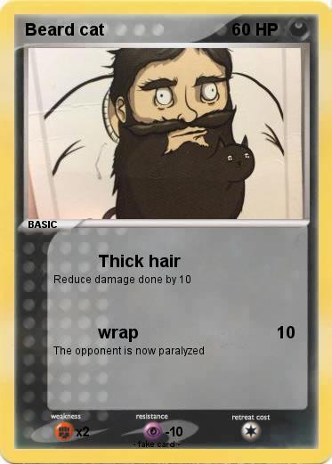 Pokémon Beard cat - Thick hair - My Pokemon Card