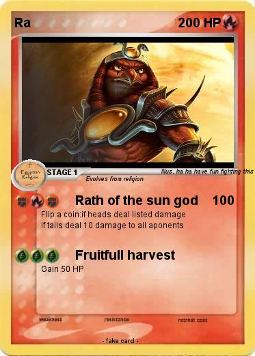 Pokémon 1 138426 138426 - Rath of the sun god - My Pokemon Card