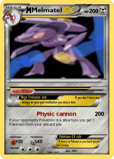 Pokémon Melmatel - Physic cannon - My Pokemon Card