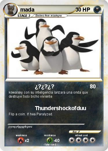 Pokémon mada - ¿?¿?¿? - My Pokemon Card