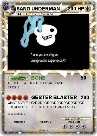 Pokémon SAND UNDERMAN - BONE - My Pokemon Card