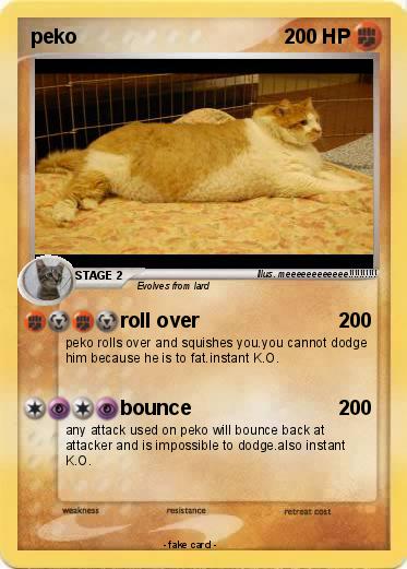 Pokémon peko 5 5 - roll over - My Pokemon Card