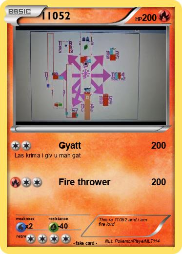 Pokémon 11052 8 8 - Gyatt - My Pokemon Card