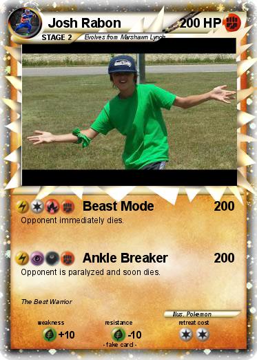 Pokémon Josh Rabon - Beast Mode - My Pokemon Card
