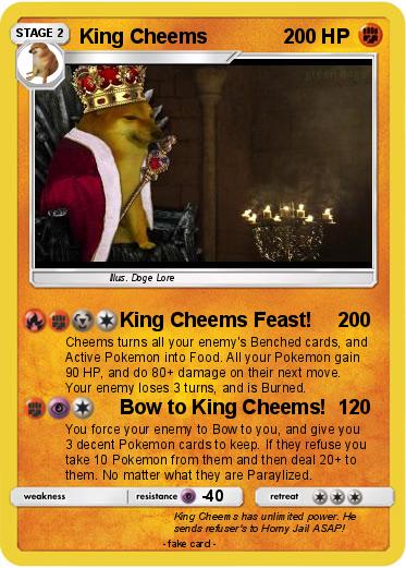 Pokémon King Cheems - King Cheems Feast! - My Pokemon Card