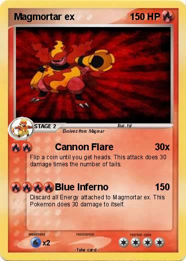 Pokémon Magmortar ex 3 3 - Cannon Flare - My Pokemon Card