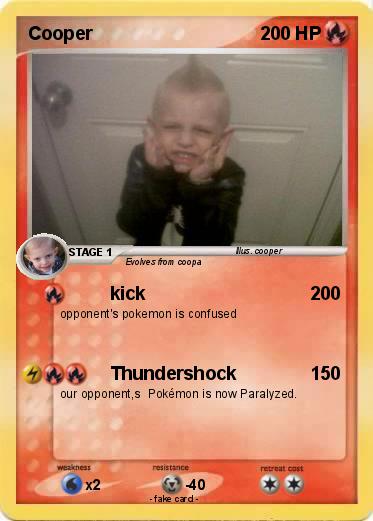 Pokémon Cooper 189 189 - kick - My Pokemon Card