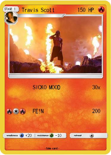 Pokémon Travis Scott 70 70 - SICKO MOOD - My Pokemon Card