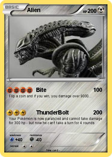 Pokémon Alien 1262 1262 - Bite - My Pokemon Card