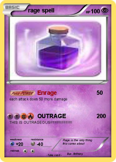 Pokémon rage spell - Enrage - My Pokemon Card