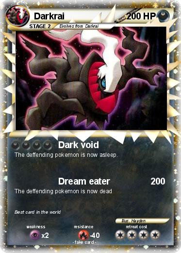 Pokémon Darkrai 2475 2475 - Dark void - My Pokemon Card