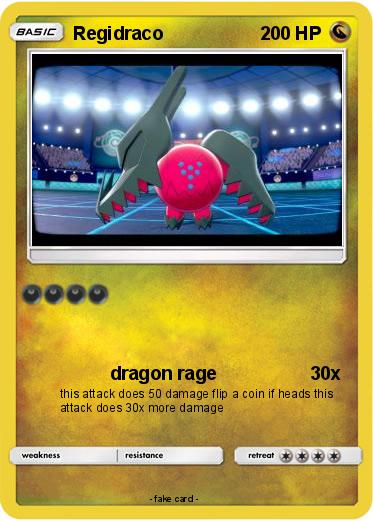 Pokémon Regidraco 2 2 - dragon rage - My Pokemon Card