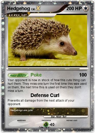 Pokémon Hedgehog 48 48 - Poke - My Pokemon Card