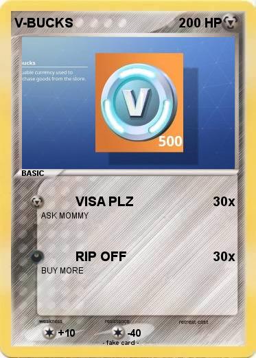 Pokémon V BUCKS 2 2 - VISA PLZ - My Pokemon Card