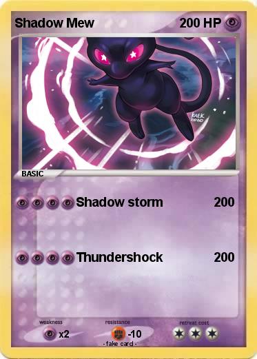 Pokémon Shadow Mew 137 137 - Shadow storm - My Pokemon Card
