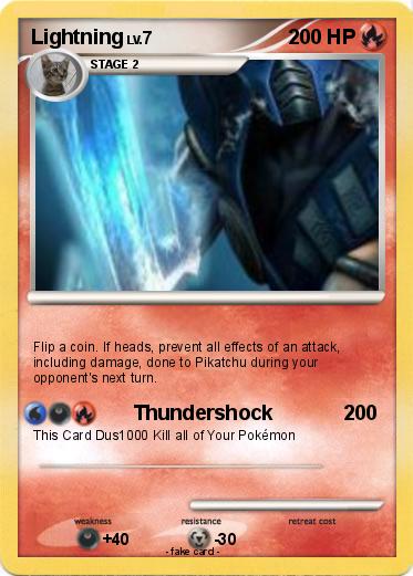 Pokémon Lightning 1098 1098 - Thundershock - My Pokemon Card
