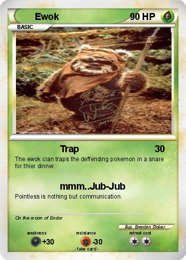Pokémon Ewok 15 15 - Trap - My Pokemon Card