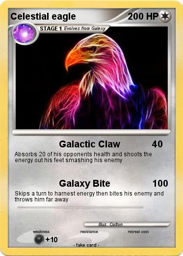 Pokémon Celestial eagle - Galactic Claw - My Pokemon Card