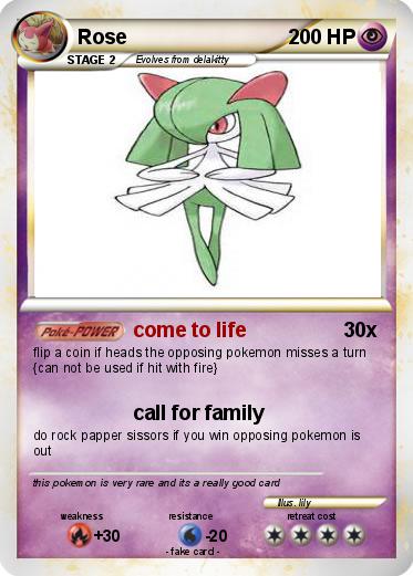 Pokémon Rose 361 361 - come to life - My Pokemon Card