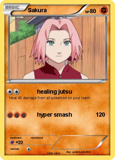 Pokémon Sakura 598 598 - healing jutsu - My Pokemon Card