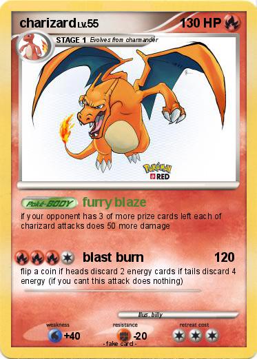 Pokémon charizard 3944 3944 - furry blaze - My Pokemon Card